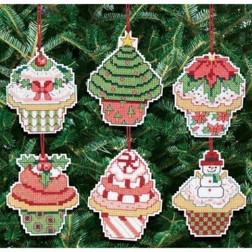 Cross Stitch Christmas Ornament Kits