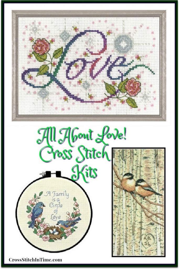 All About Love Cross Stitch Kits | Cross Stitch in Time